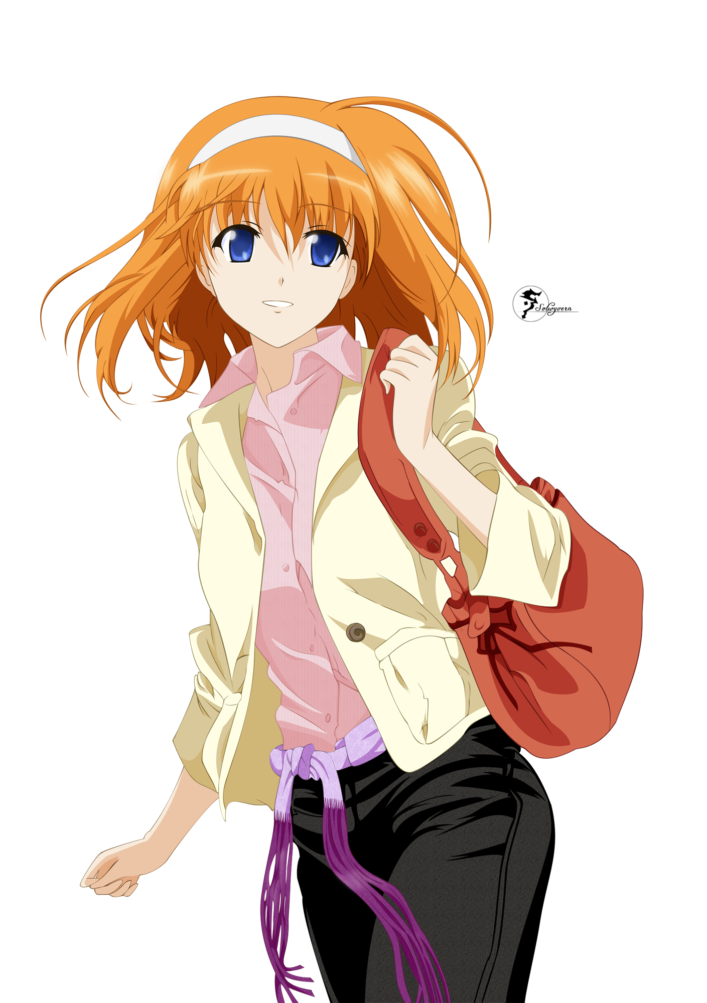 shuffle fuyou kaede transparent png vector trace watermark | #55421 | yande.re